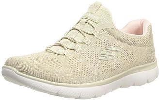 Skechers Femme Summits Fun Flare Basket, Taupe/Rose = tppk, 38.5 EU Large