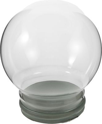 BESPORTBLE Leere Glasschneekugel mit Schraubverschluss 150mm Transparentes Dickwandiges Glas Selbstgemacht zum Bef&uuml;llen Kreative Weihnachtsdekoration f&uuml;r Heim un