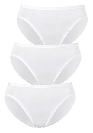 Mey Jazz-Pants Slips MEY Lights, Damen, Gr. 36 (36), wei&szlig;, Single Jersey, Obermaterial: 55% Baumwolle, 40% Viskose, 5% Elasthan, unifarben, k&ouml;rpernah, Unt