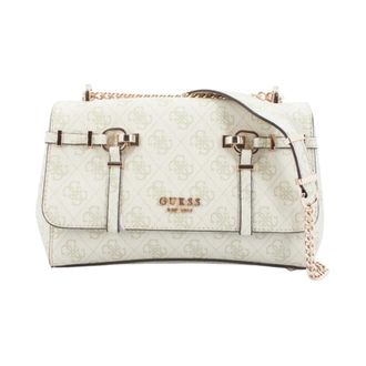 Guess Leona Logo Convertible Xbody Flap - - Bags - Damen - Wei&szlig; - ONE SIZE