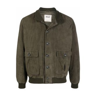 Valstar Valstarino High Neck Suede Jacket - - Jackets - Herren - Gr&uuml;n - XL