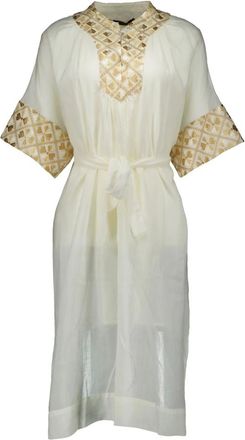 Greek Archaic Kori Femme, Maillots de bain, Blanc, Taille: 36 FR 4063127 Dress