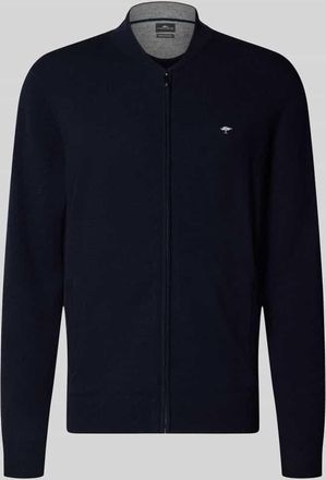 Fynch-Hatton Cardigan aus Wolle-Kaschmir-Mix mit Rei&szlig;verschluss