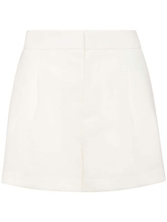 Philipp Plein short de bain &agrave; plaque logo - Blanc