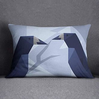 Questo Casa Dekorativer Kissenbezug, Kissenbezug, Heimdekoration, für Sofa, Café, Größe: 35 x 50 cm, entworfen und hergestellt in der Türkiye