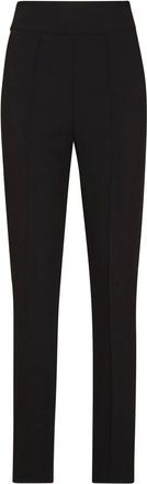 Philipp Plein Femme, Pantalons, Noir, Taille: 38 FR Crepe Basic Cigarette Pantalons