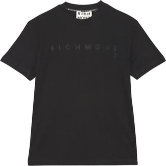 John Richmond Jersey T-Shirt - - Tops - Herren - Schwarzk - 2XL