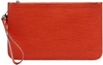 Louis Vuitton Pochette Neverfull Pre-owned - Femme - Pre-owned - Orange - Taille: ONE Size