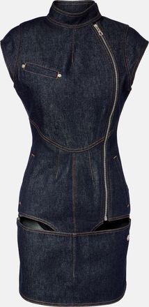 Jean Paul Gaultier Minikleid aus Denim