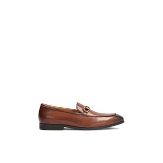 Kazar Herren Lederloafers mit einer Metalldekoration - - Shoes - Herren - Braun - 42 EU