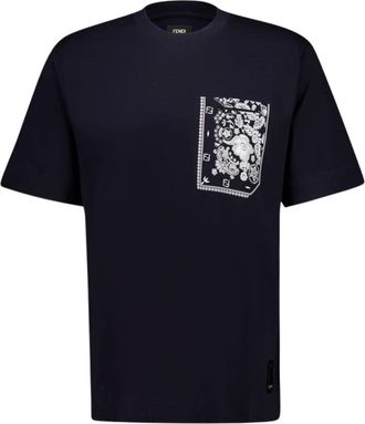 Fendi Herren, Oberteile, Blau, MGr&ouml;&szlig;e