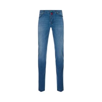 Kiton Slim-Fit Jeans mit Faded-Effekt - - Jeans - Herren - Blau - W35