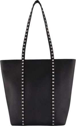 Valentino Garavani Homme, Sacs, Noir, Taille: ONE Size Sac cabas Rockstud en cuir