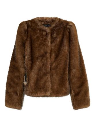 Stand Studio veste en fourrure artificielle - Marron