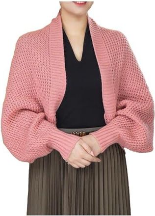 Generic Produit catégorie Scarf Châle tricoté élégant pour Femmes | Cardigan Ample à Manches Longues et écharpe Fonctionnelle - Accessoire Polyvalent (PK2, On