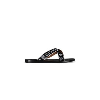 Givenchy 4G Leder-Sandalen mit &Uuml;berkreuzriemen - - Shoes - Damen - Schwarzk - 36 EU