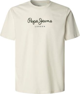 Pepe Jeans London Eggo N T-Shirt Homme Beige (Ivory White), XXL, Beige (Blanc Ivoire), XXL
