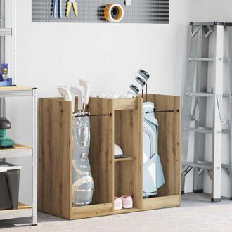 vidaXL vidaXL Armoire de Golf Uni Ch&ecirc;ne artisanal 102 x 45 x 85,5 cm