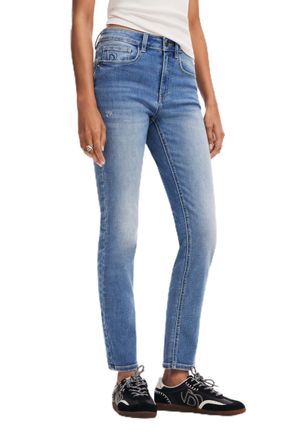 Desigual Damen Woman Denim Long Trouser Jeans, Blau, 36 EU