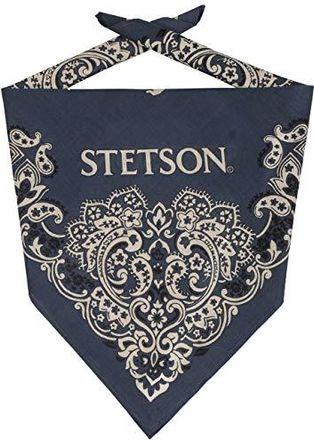 Stetson Bandana Paisley Femme/Homme - Foulard Bandeau Automne Printemps Hiver Été Printemps-été - Taille Unique Bleu