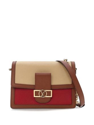 Louis Vuitton sac à bandoulière Taurillon Dauphine MM (2021-2025) - Marron