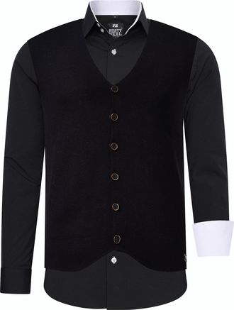 Rusty Neal Hemd mit Weste 2-teilig