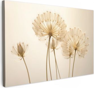 MuchoWow © Leinwand Bilder Groß 120x80 cm XXL Moderne Wanddeko Wohnzimmer Aesthetic Room Decor Deko Zimmer Wandbilder Modern Fotogeschenke Sonnenlicht - Löwenz