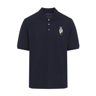 Ralph Lauren Bear Polo - - Tops - Herren - Blau - M