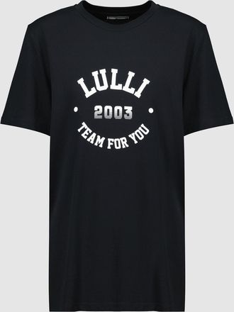 Lulli Tee-shirt Unisexe Lulli Team Coton Organique Noir