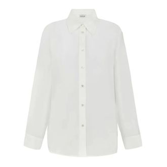 P.A.R.O.S.H. P.a.r.o.s.h., Femme, Blouses et Chemises, Blanc, Taille: 42 FR Silk Shirt