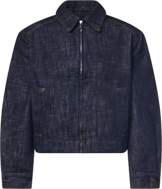 Jacquemus Canevas de-N&icirc;mes Denim Jacket - Homme - Vestes - Bleu - Taille: XL