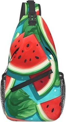 Generic Sacoche Tactique Past&egrave;que d&eacute;t&eacute; R&eacute;glable Sac &agrave; Bandouli&egrave;re Mode Sac Poitrine pour Cyclisme Randonn&eacute;e Femme