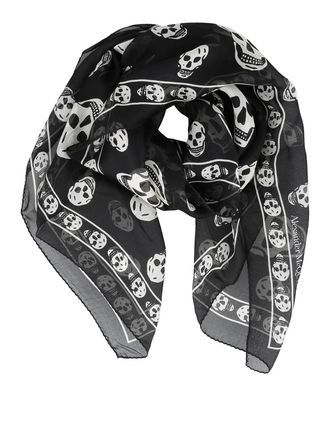 Alexander McQueen Schal - Schwarz