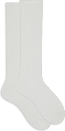 Gallo Gallo, Femme, Sous-v&ecirc;tements, Blanc, Taille: ONE Size Longues Chaussettes en Viscose C&ocirc;tel&eacute;es