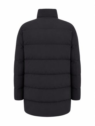 Emporio Armani Water-Repellent Quilted Down Jacket - Blue