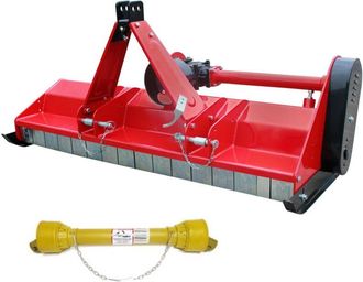 Dema Dema - set Schlegelmulcher Mulcher M&auml;hwerk slm 135 f&uuml;r Traktoren 30-40 ps + Zapfwelle