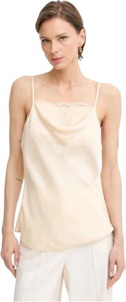 Twinset Damen, Oberteile, Beige, LGr&ouml;&szlig;e