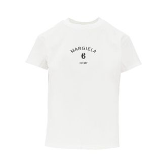 Maison Margiela Logo print jersey T-shirt Woman M