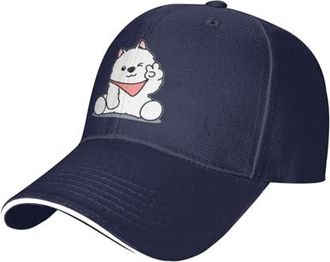 Generic Casquette de Baseball,Le Mignon Samoy&egrave;de Chapeau de Golf Classic,Mode Casquette de Sport pour Badminton Adulte Tennis
