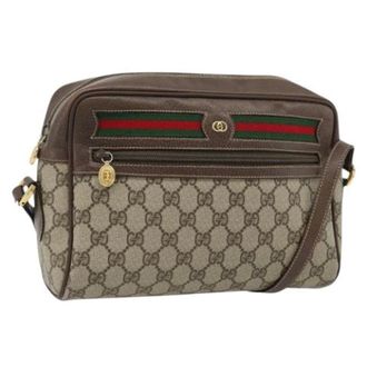 Gucci Sac bandouli&egrave;re vintage GG Canvas Pre-owned - Femme - Pre-owned - Beige - Taille: ONE Size