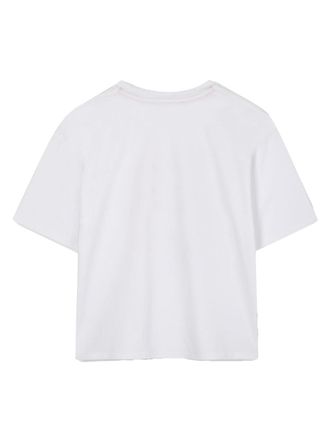 Marc Jacobs Logo-Print Cotton T-Shirt - White