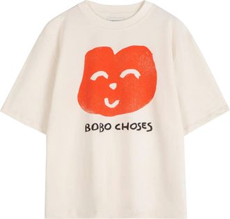 Bobo Choses T-shirt Boxy Joyfull Face Coton Bio - Collection Femme Bobo Choses