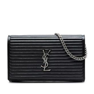Saint Laurent Sac bandouli&egrave;re matelass&eacute; Pre-owned - Femme - Pre-owned - Noir - Taille: ONE Size