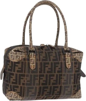 Fendi Sac Boston Vintage Zucca Canvas Pre-owned - Femme - Pre-owned - Multicolore - Taille: ONE Size