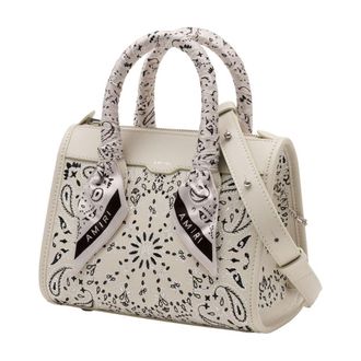 Amiri Womens Mini Bag White Calfskin