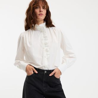 La Redoute Collections Chemise Col Victorien Signature Charlene