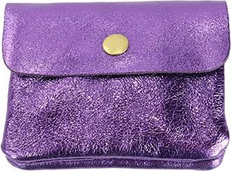 modamoda.de Modamoda de P09 Portefeuille en cuir italien, pour femme, petit, XS