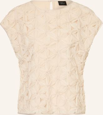 s.Oliver Black Label S.Oliver Black Label Blusenshirt Im Materialmix beige