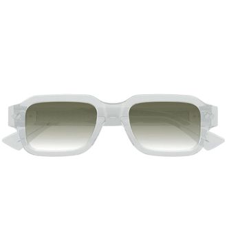 Bottega Veneta unisex, Accessoires, Gris, Taille: 51 MM Intrecciato Rectangular Lunettes de soleil