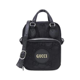 Gucci Sac bandouli&egrave;re Pre-owned Off The Grid en nylon GG et cuir - Femme - Pre-owned - Noir - Taille: ONE Size
